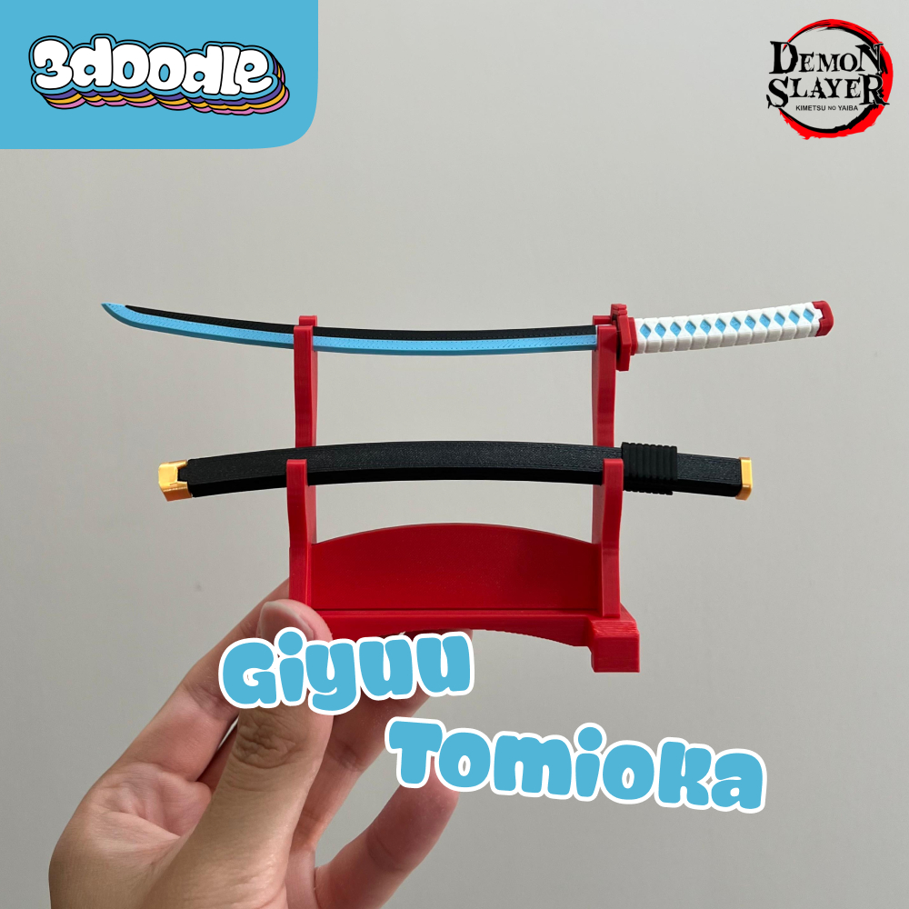 Jual 3Doodle - Miniatur Figur Pedang Demon Slayer Giyuu Tomioka ...