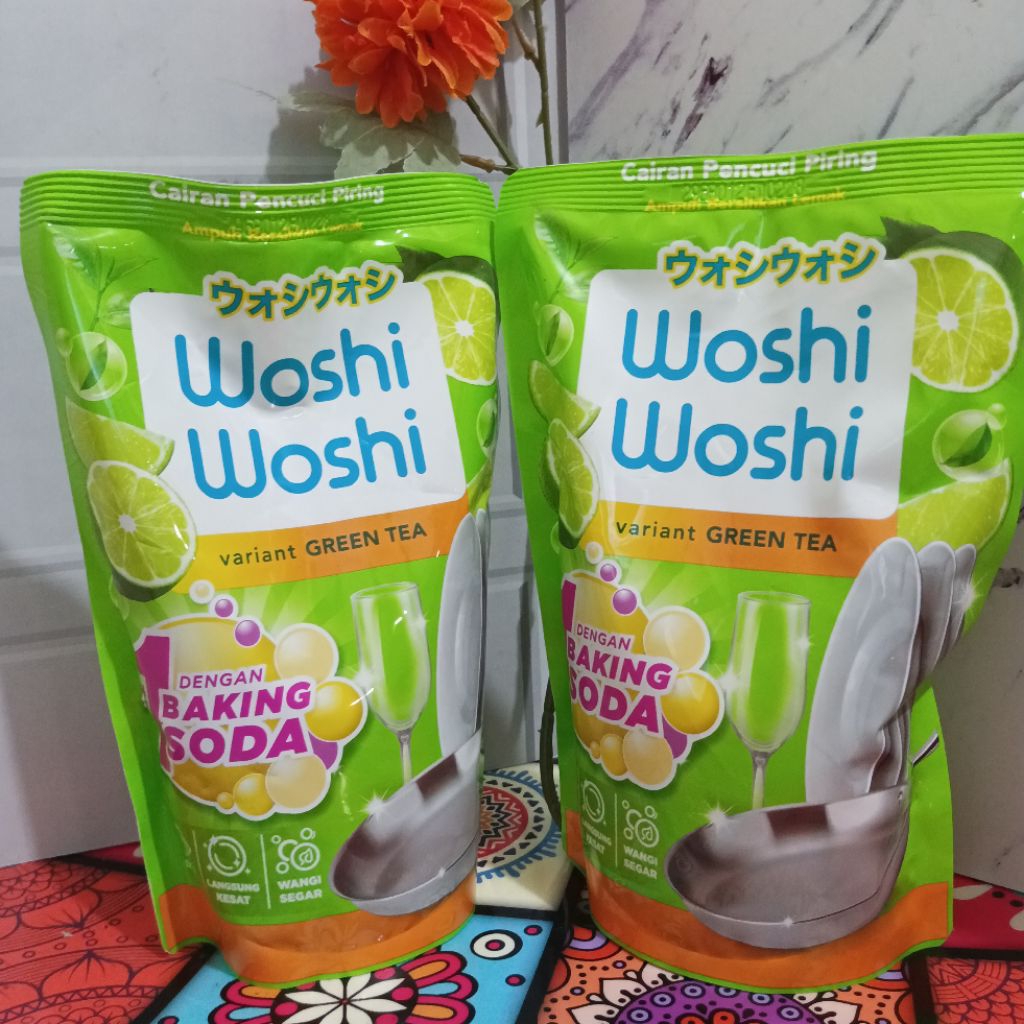 Jual woshi woshi cairan pencuci piring 600ml | Shopee Indonesia