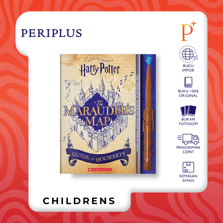 Jual Harry Potter Marauder's Map Hogwarts - 9781338252804 | Shopee ...