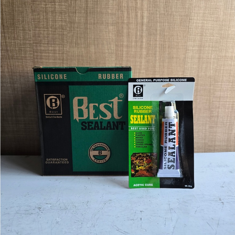 Jual Best Silicone Rubber Sealant Bening Acetic Cure 35g | Shopee Indonesia