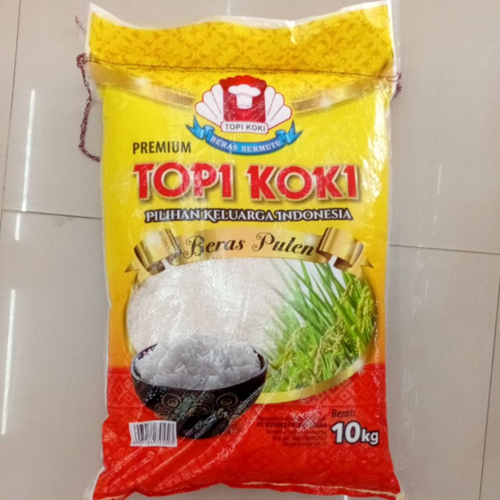 Jual BERAS - TOPI KOKI 5-10 kg | Shopee Indonesia