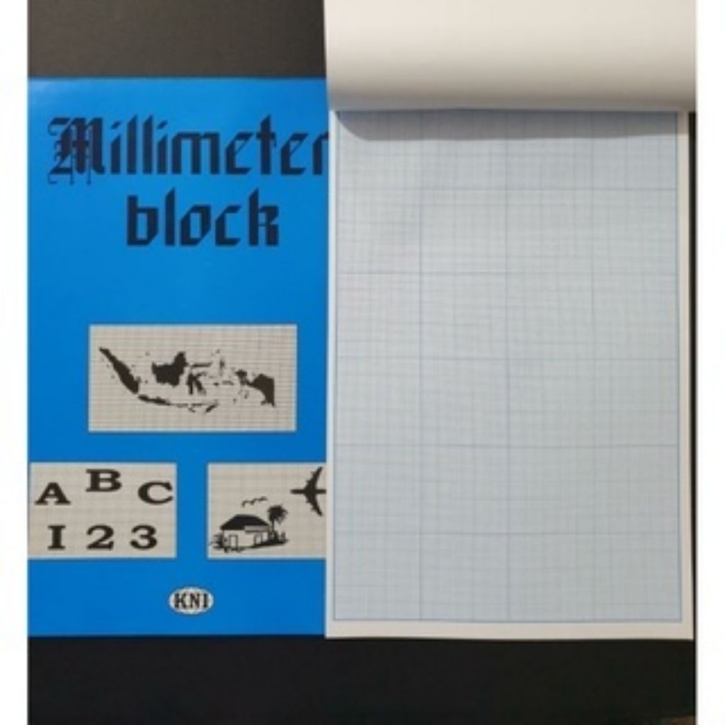 Jual KNI MILIMETER BLOCK F4 A3 BUKU KERTAS KOTAK KECIL MINI | Shopee ...