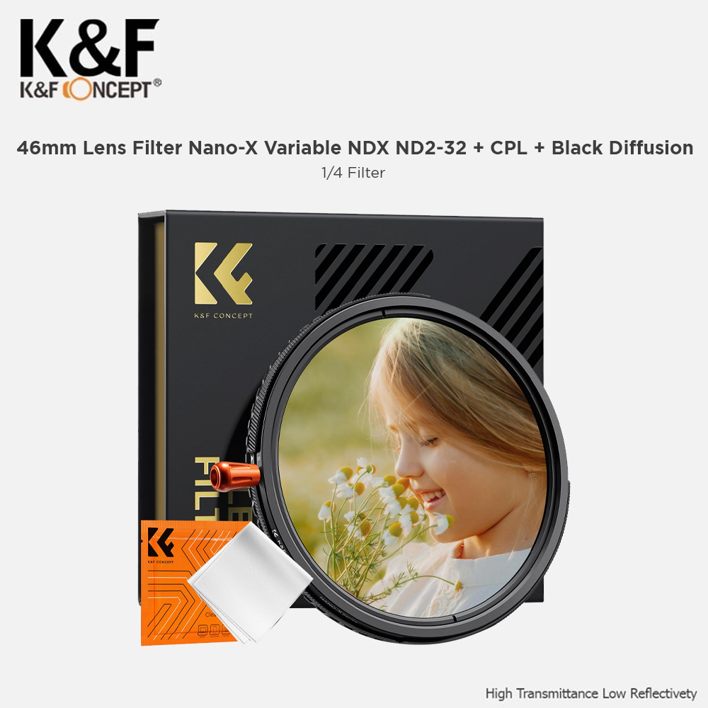 Jual KNF Concept 46mm Lens Filter Nano-X CPL + VND2-32 + Black Mist 1/4 ...