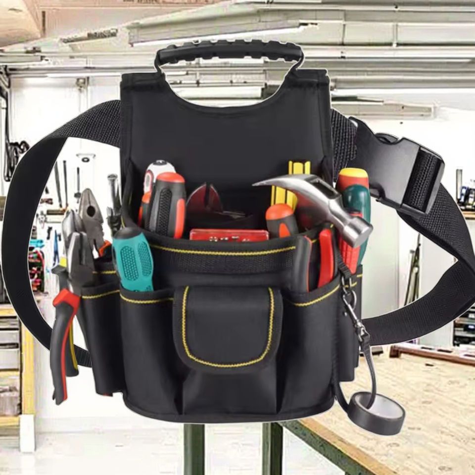Jual Tool Bag Serbaguna – Tas Perkakas Tukang Listrik, Tas Pinggang ...