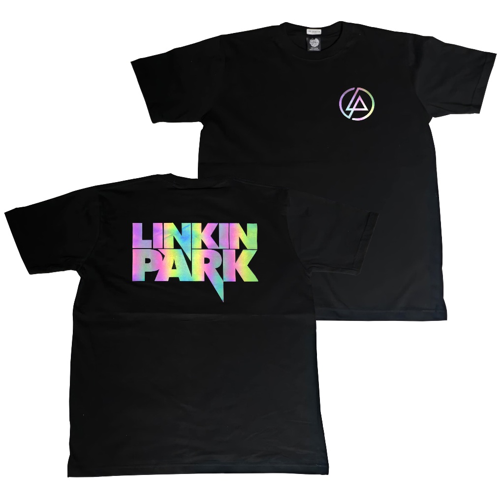 Jual Kaos Band Linkin Park Rainbow baju band LP// sablon reflektif ...