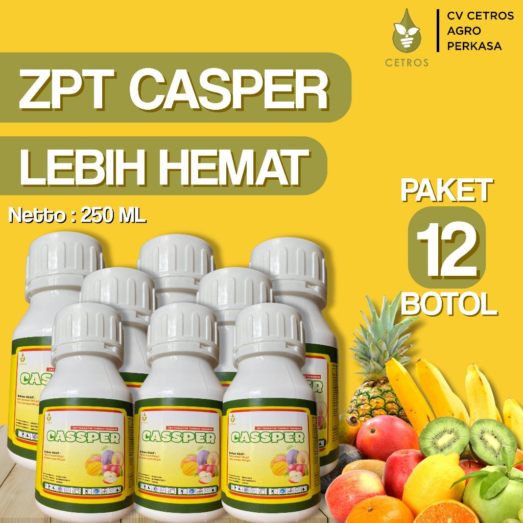 Jual CETROS [ PAKET 12 BOTOL ZPT CASSPER ] Zpt Cassper Pemacu Pembuahan ...