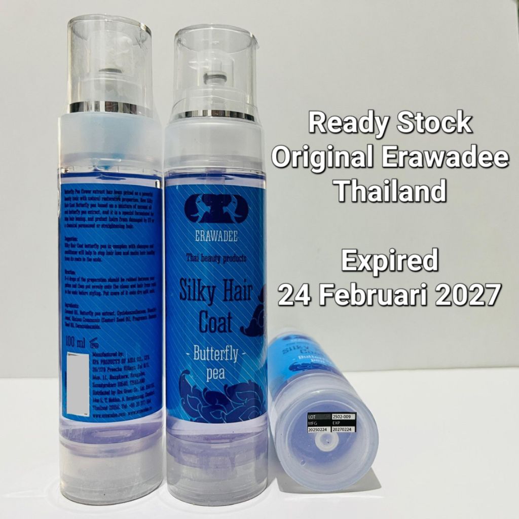 Jual Erawadee Silky Hair Coat with Butterfly Pea Original Erawadee ...