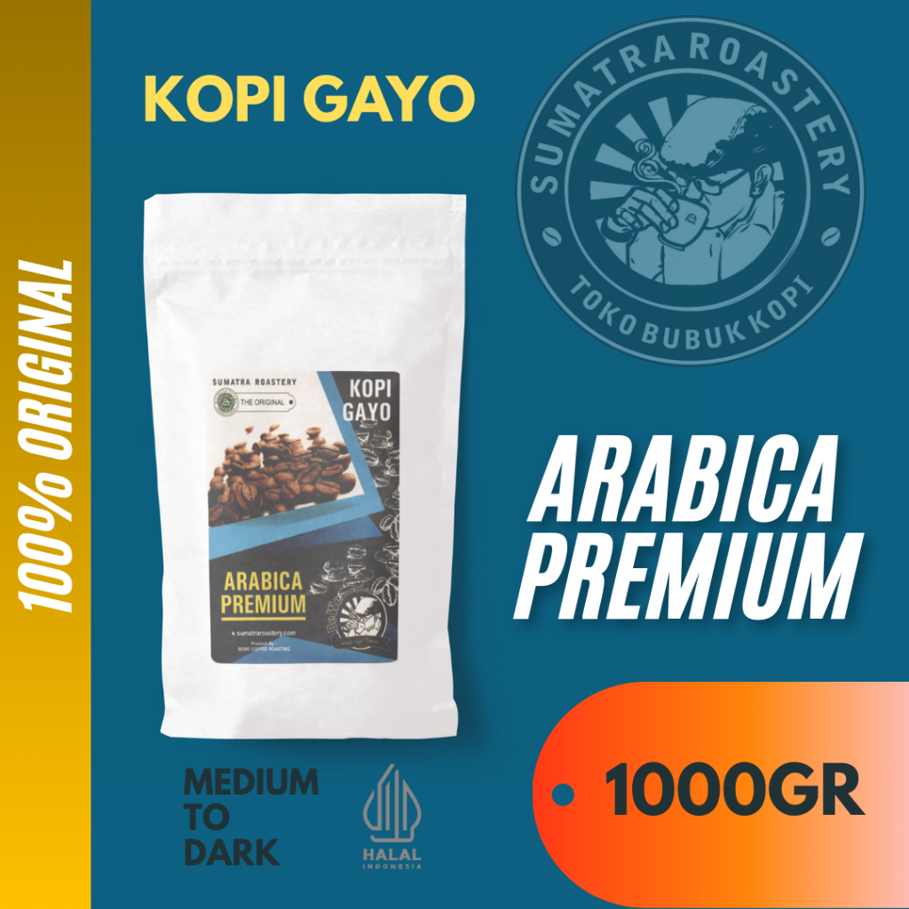 Jual KOPI ACEH GAYO ARABICA PREMIUM KEMASAN 1KG 1000GR ORIGIN TANPA ...