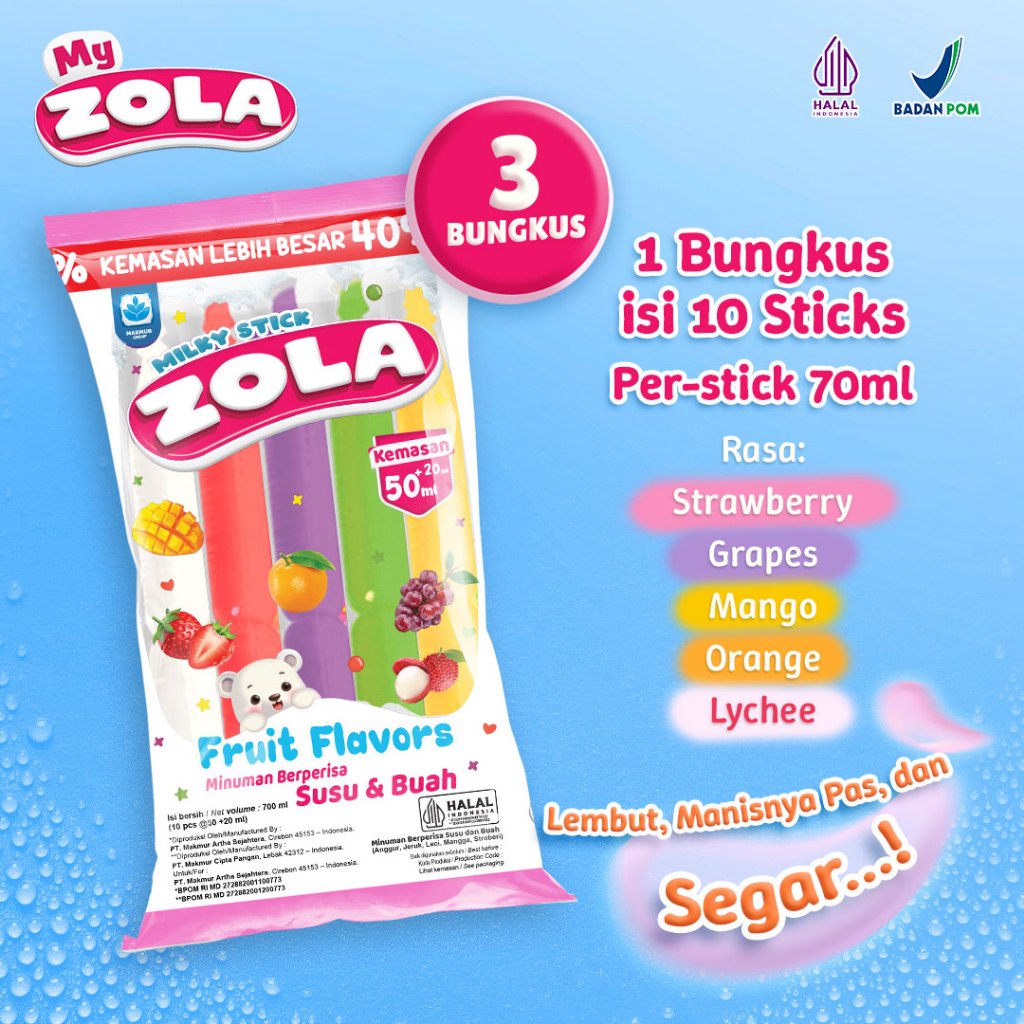 Jual ZOLA Milky Ice Stick 70ml – Milky Ice Stick Segar untuk Semua ...