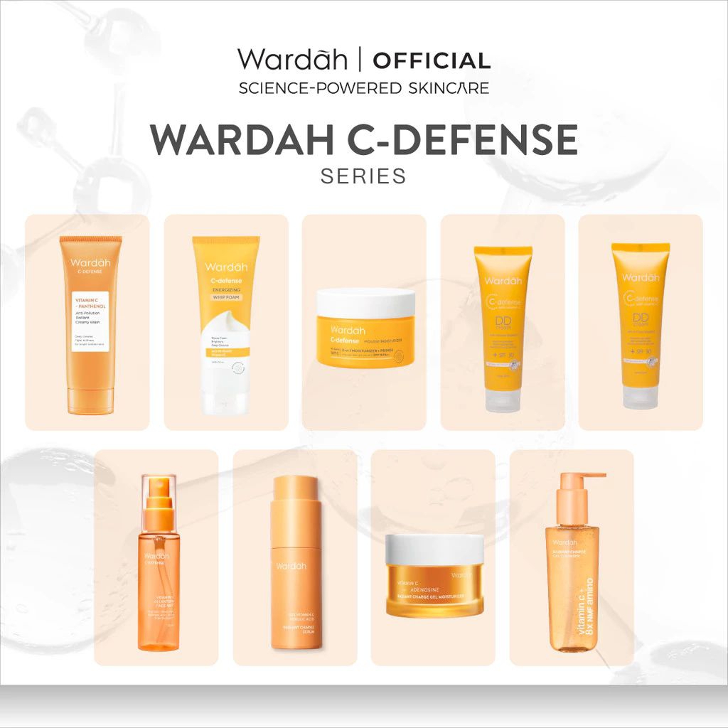 Jual Wardah C-Defense C Defense Series | Vitamin C Panthenol | Creamy ...