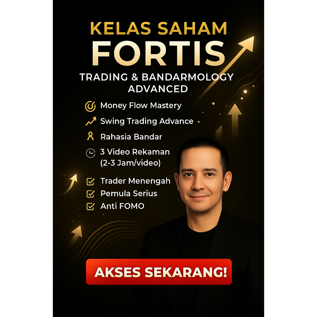Jual Kelas Saham David Noah Trading Bandarmology Saham Fortis Money ...