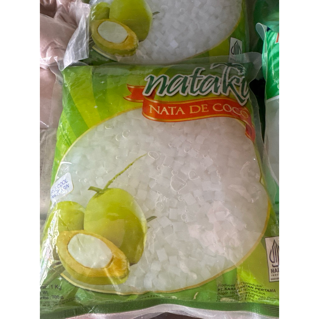Jual NATAKU NATA DE COCO Kemasan 1kg mini cube | Shopee Indonesia