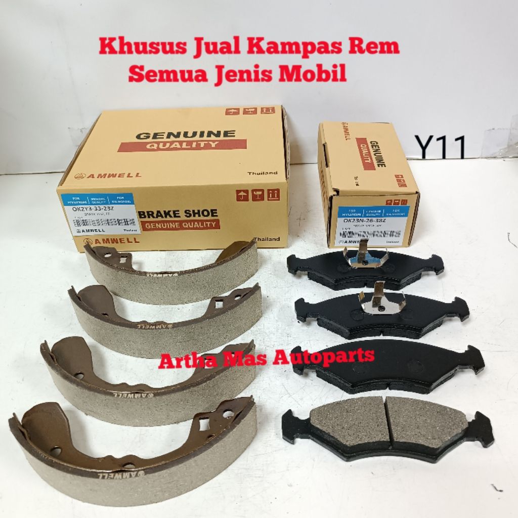Jual KAMPAS REM SET KIA TIMOR SEPHIA KOMPLIT DEPAN BELAKANG TIMOR ...