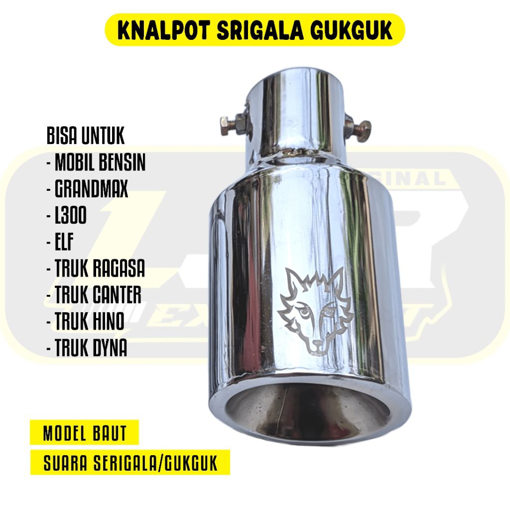 Jual KNALPOT SRIGALA GUKGUK MODEL BAUT GRANDMAX L300 CANTER RAGASA ELF ...