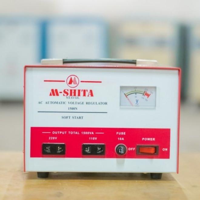 Jual Stabiliser stavol 110v 220v 1500 Watt Stabilizer M-shita 1000VA ...