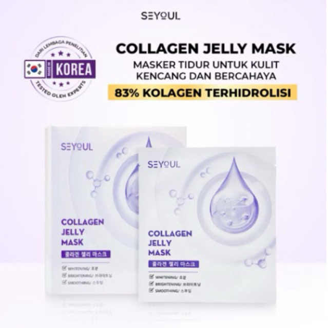 Jual Seyoul Collagen Jelly Mask BOX – Masker Jelly Collagen Pencerah ...