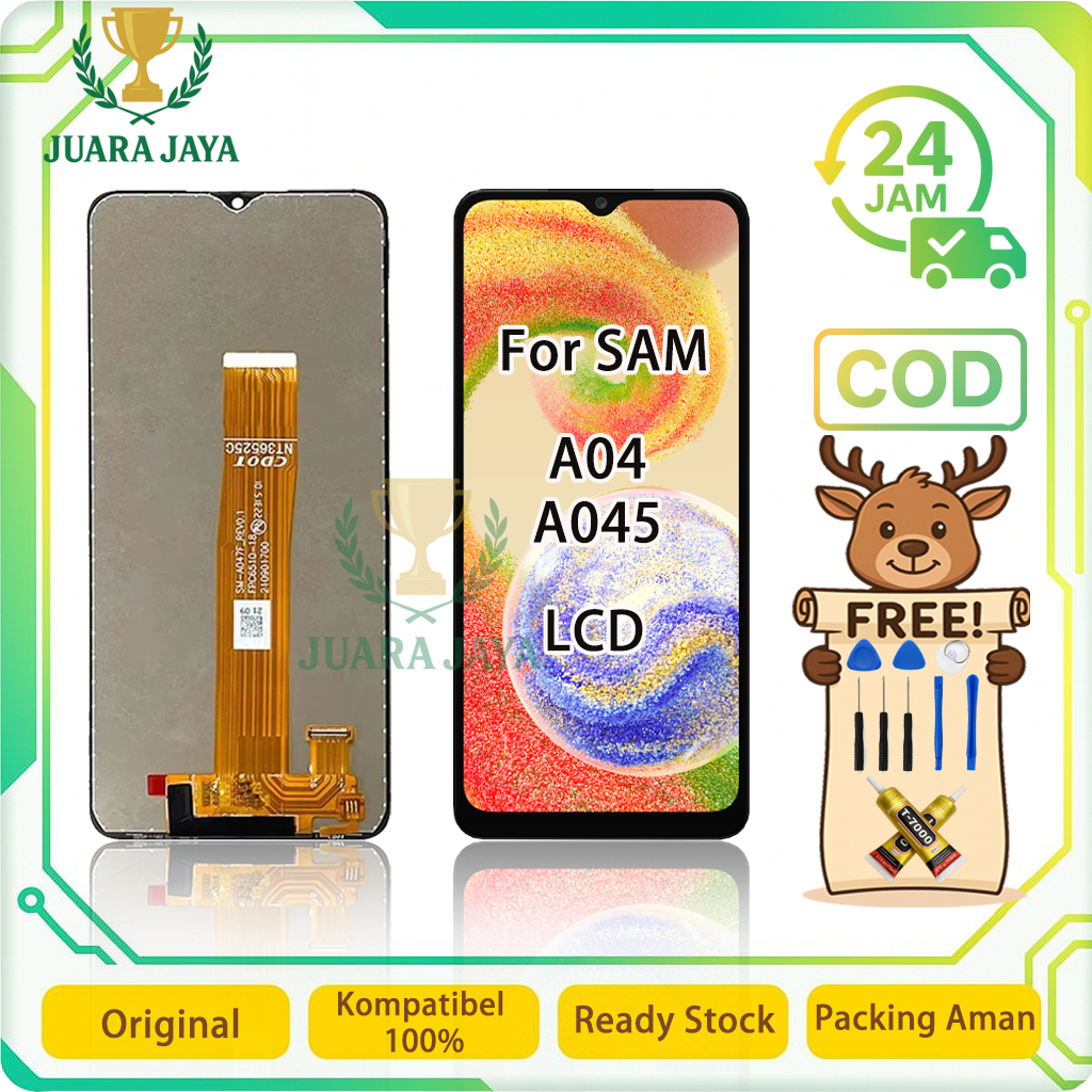 Jual LCD FOR SAM A04 / A045 UNIVERSAL FULLSET Touchscreen LCD HP OG ...
