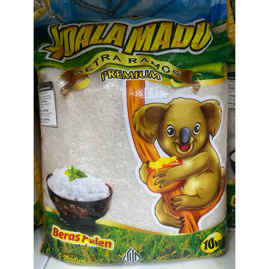 Jual Beras Koala Madu Setra Ramos 10 Kg | Shopee Indonesia