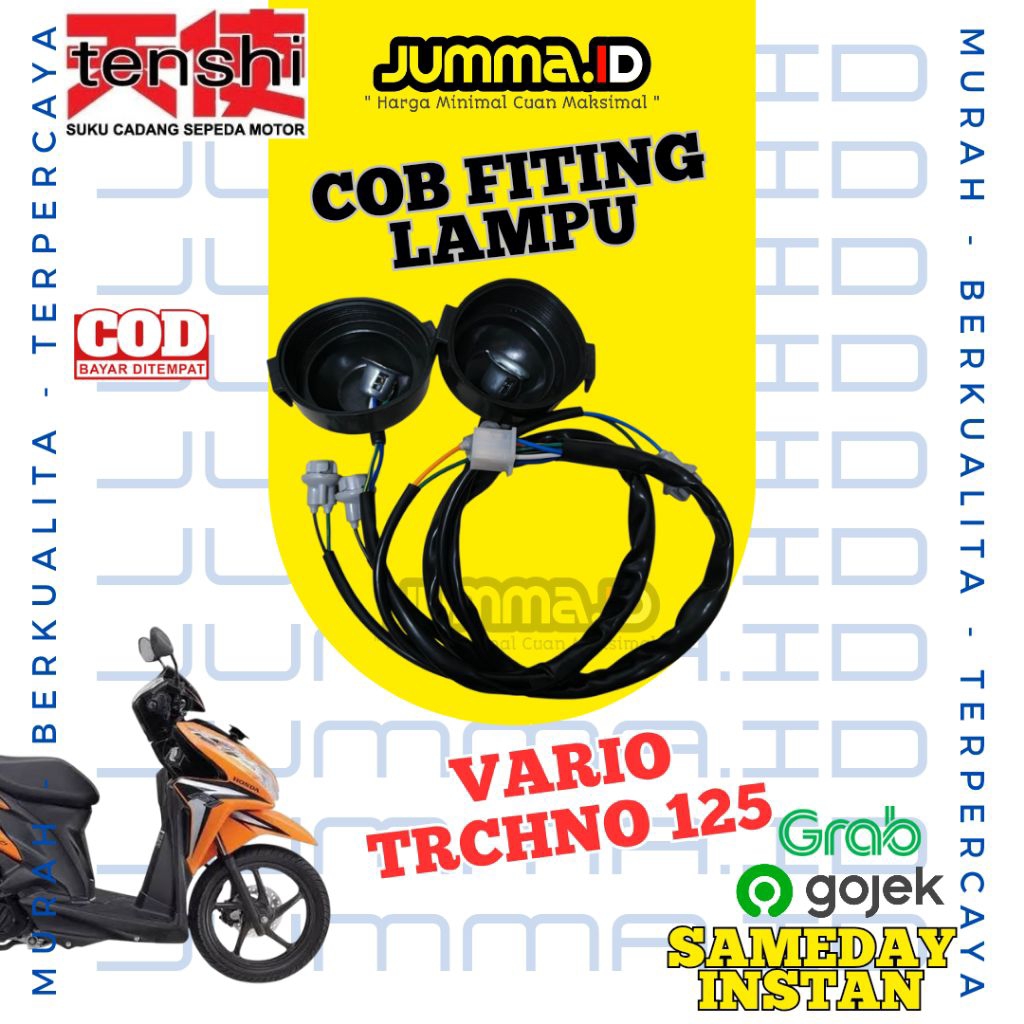 Jual COB FITING LAMPU FITING SOKET LAMPU DEPAN VARIO TECHNO 125 KZR ...