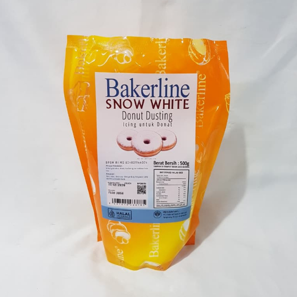 Jual Bakerline Snow White Donut Dusting 500g | Shopee Indonesia