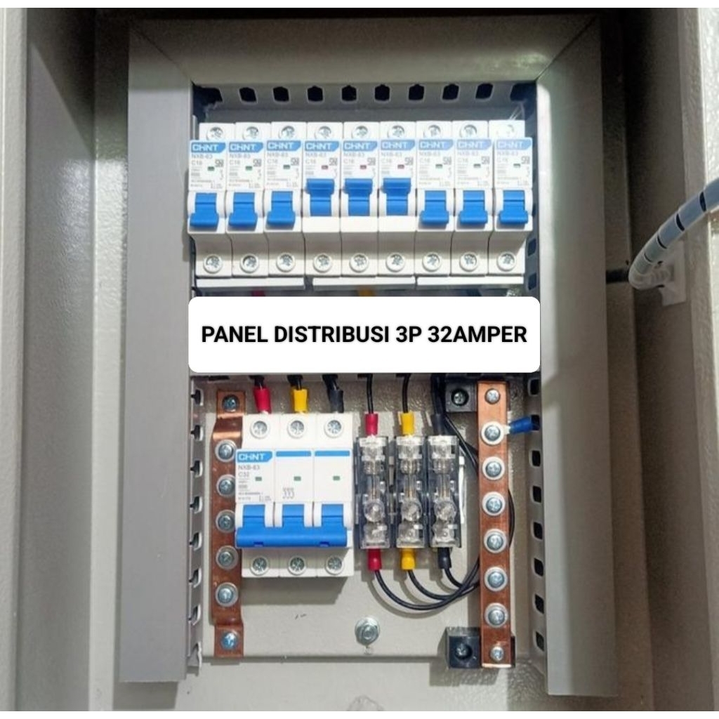 Jual panel distribusi 3 phase 16A Box 30x40x20 1,2mm Indoor | Shopee ...