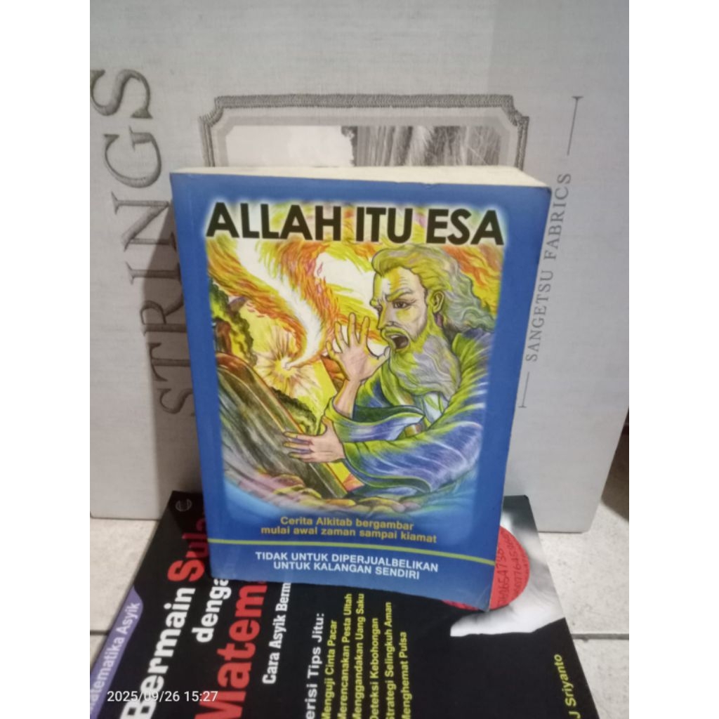 Jual ORIGINAL BUKU ALLAH ITU ESA CERITA ALKITAB BERGAMBAR MULAI AWAL ...