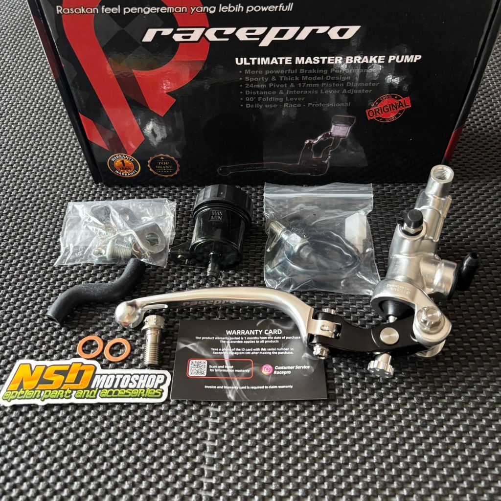 Jual Master Rem Racepro GT1 Master Brake Pump GT1 RACE PRO Master Rem ...