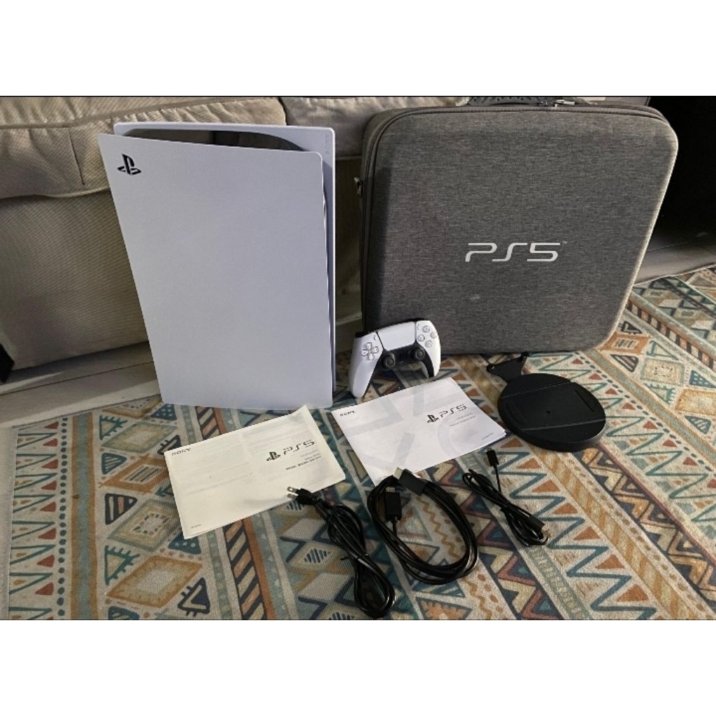 Jual ps5 fat digital + Tas khusus + FC 26 + God Of war Ragnarok ...