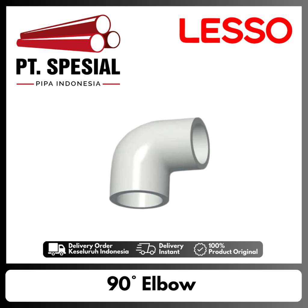 Jual Elbow 90 DN32-dn40 Conduit Lesso / Knee Keni Conduit Elbow 90 ...