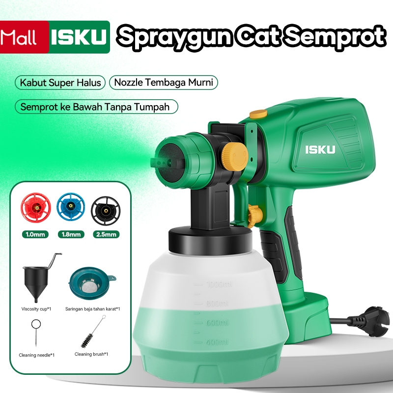 Jual ISKU Electric Spray Gun Cat Semprot - Alat Semprot Cat Listrik ...