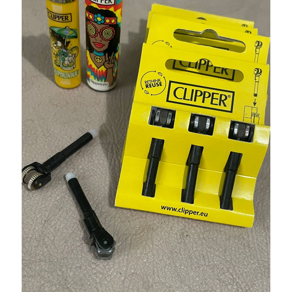 Jual CLIPPER Lighter korek - Flint Stand Holder Original Spain | Shopee ...