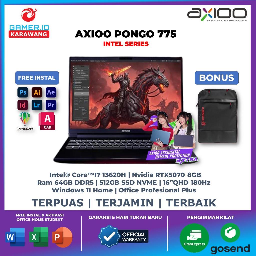 Jual Axioo Pongo 775 Intel Core I7 13620H Nvidia Rtx5070 8GB Ram 16GB ...