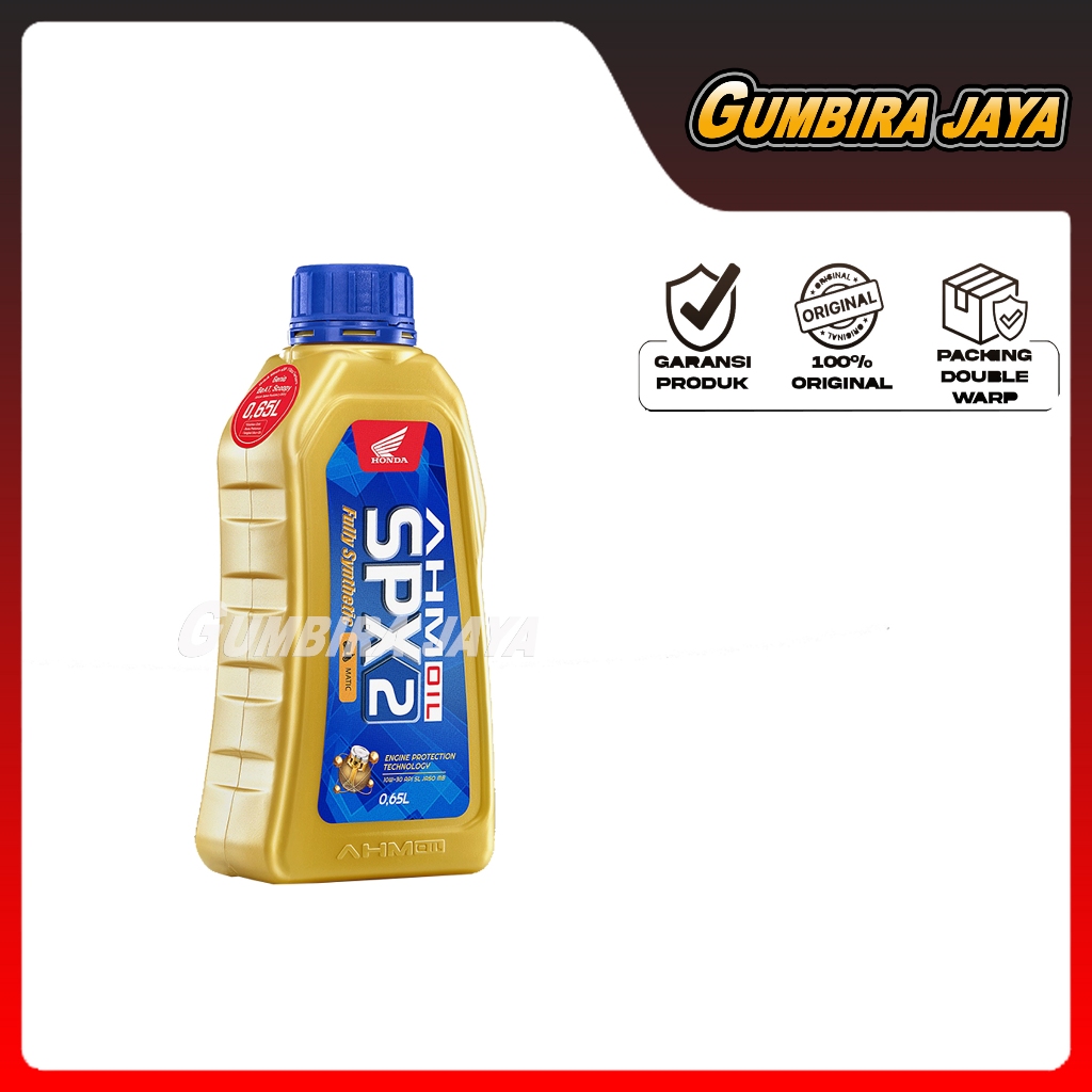 Jual OLI SPX 2 MATIC HONDA 650ML FULL SHYNTHETIC SAE 10W-30, API-SL ...