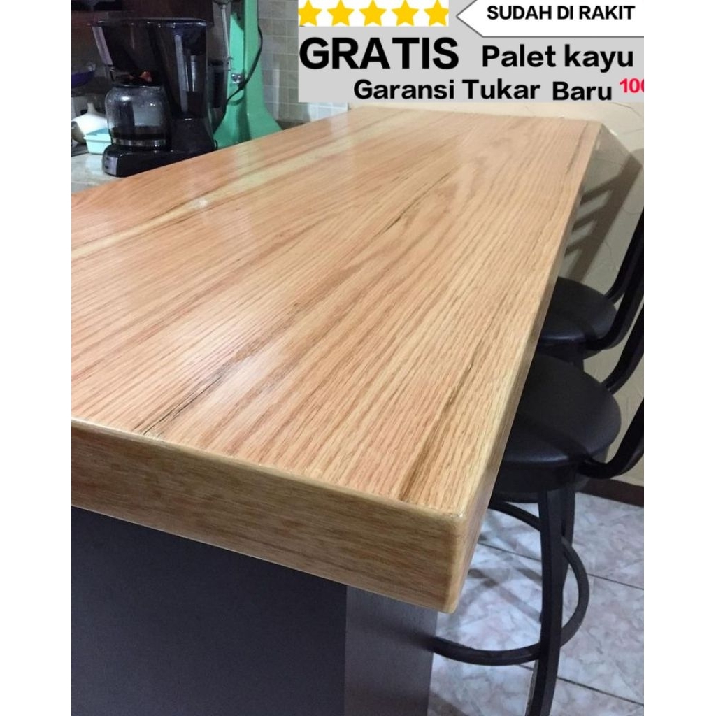 Jual Top table meja kokoh tebal 4cm papanan daun meja bahan plywood ...
