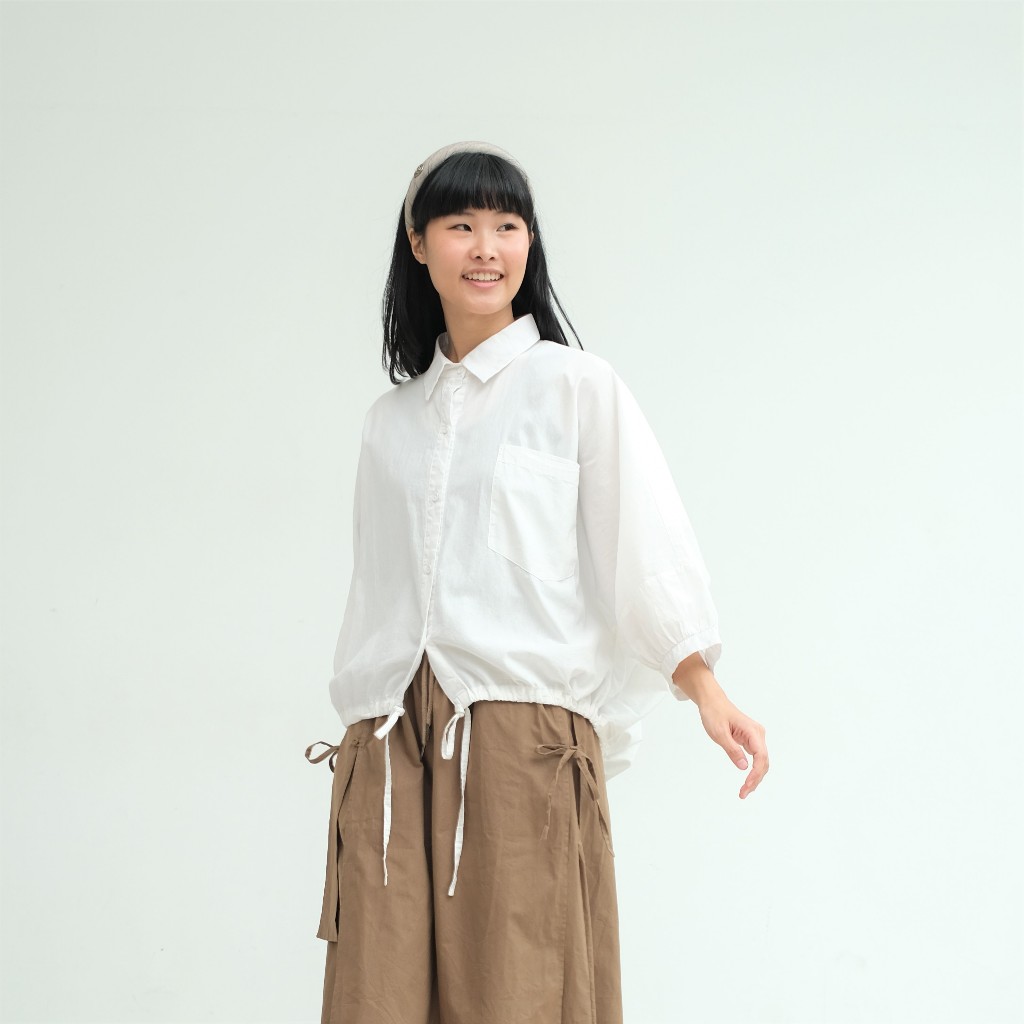 Jual TOB Junho Top - Atasan Kemeja Outer Big size Wanita/Kemeja Katun ...