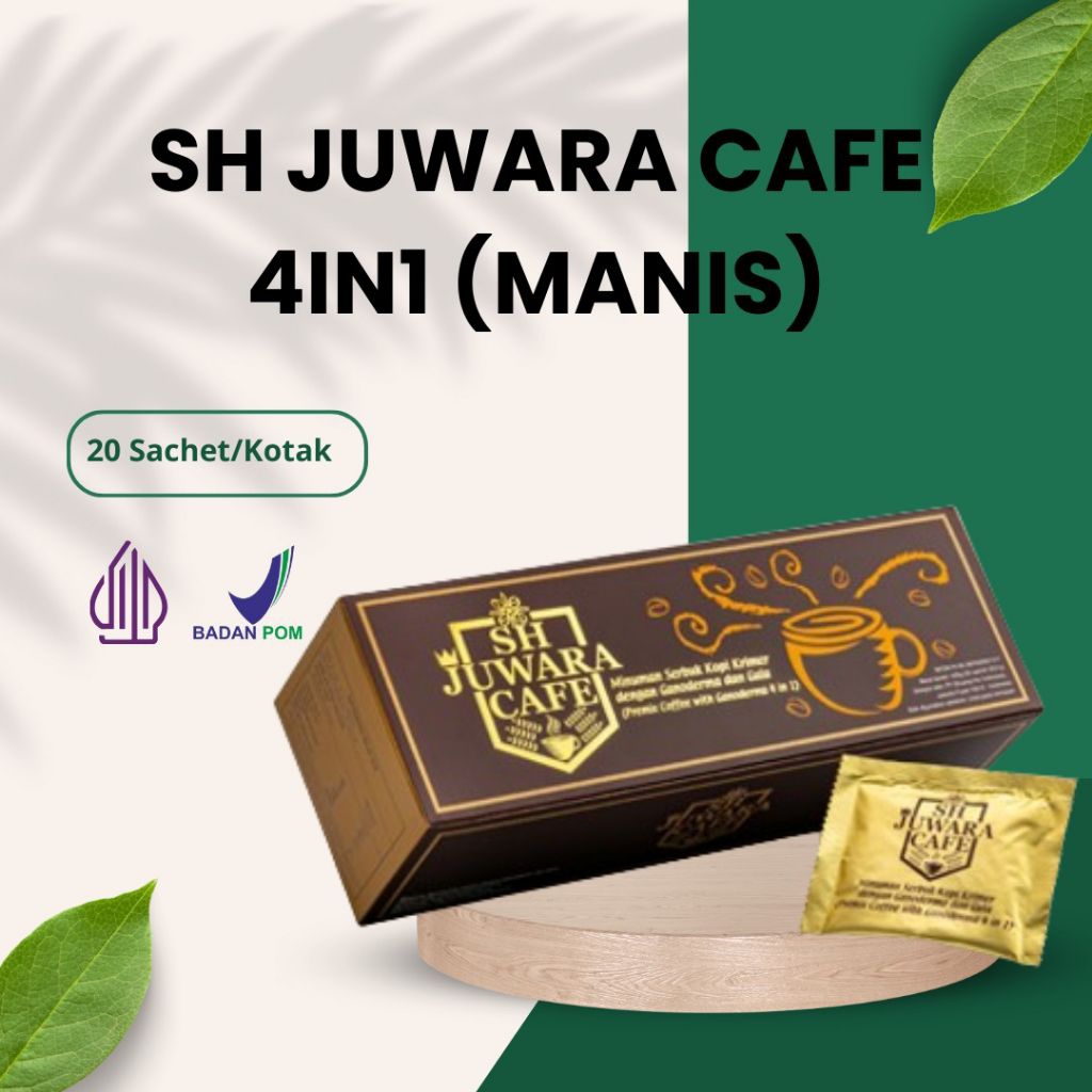 Jual SH JUWARA CAFE 4IN1 (20 SACHET/BOX) KOPI KESEHATAN KOPI GANODERMA ...
