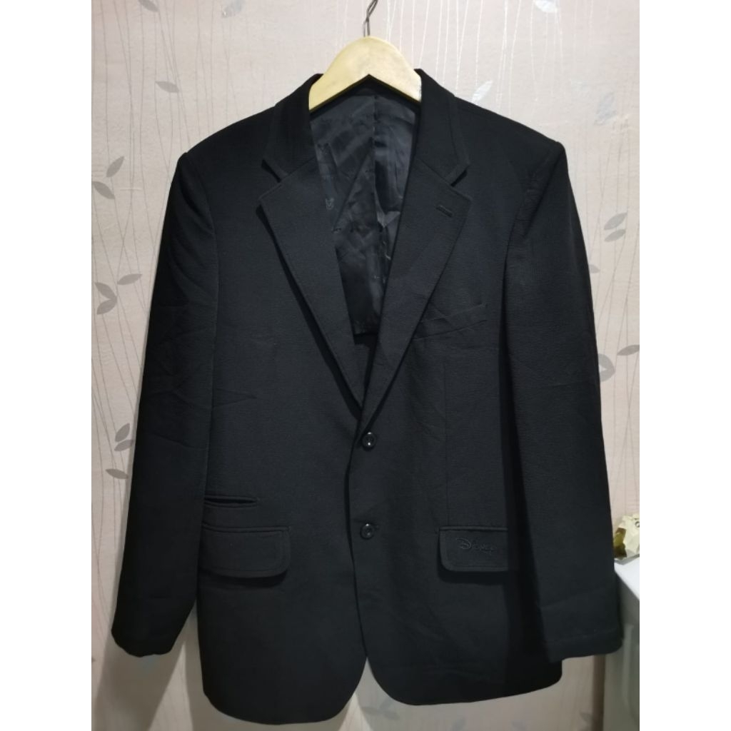 Jual Jas / Blazer HITAM pria CASUAL PREMIUM DISNEP ( L ) | Shopee Indonesia