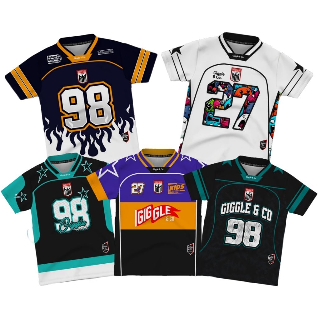 Jual Kaos Jersey Anak Keren Motif Abstrak/Kekinian - Baju Tim E-Sports ...