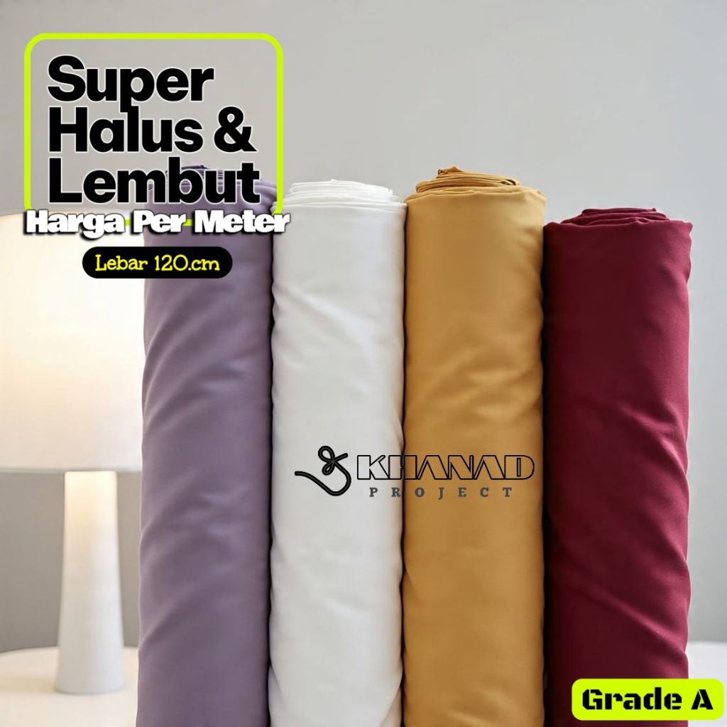 Jual kain micro LOKAL super halus HARGA PER METER LEBAR 120.CM | Shopee ...