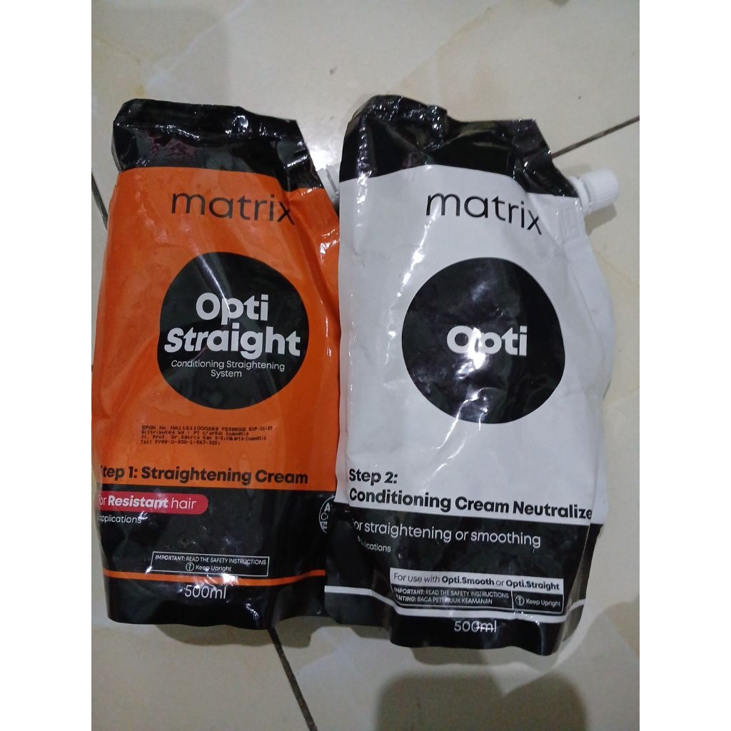 Jual Matrix opti straight for resistant hair 500 ml | Shopee Indonesia