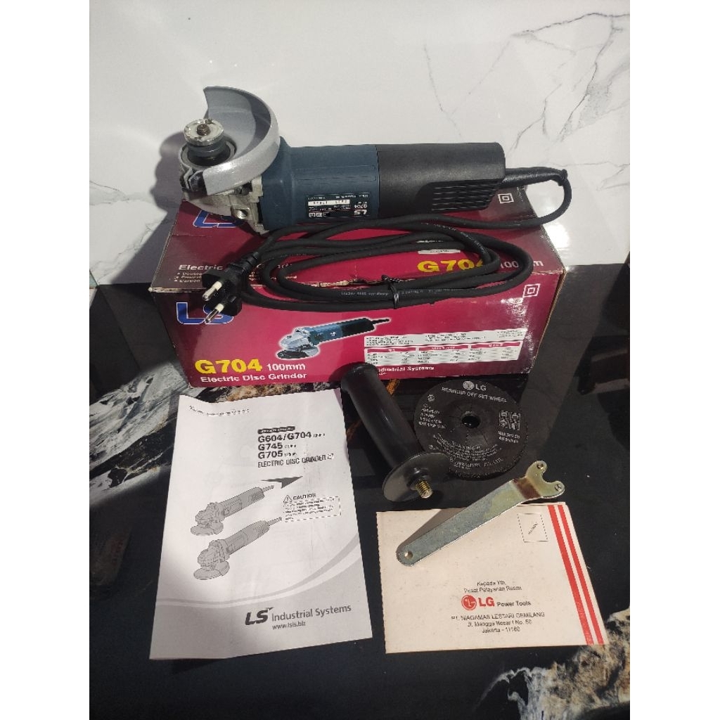 Jual Mesin Gerinda LS G704 100mm Electric Disc Grinder | Shopee Indonesia