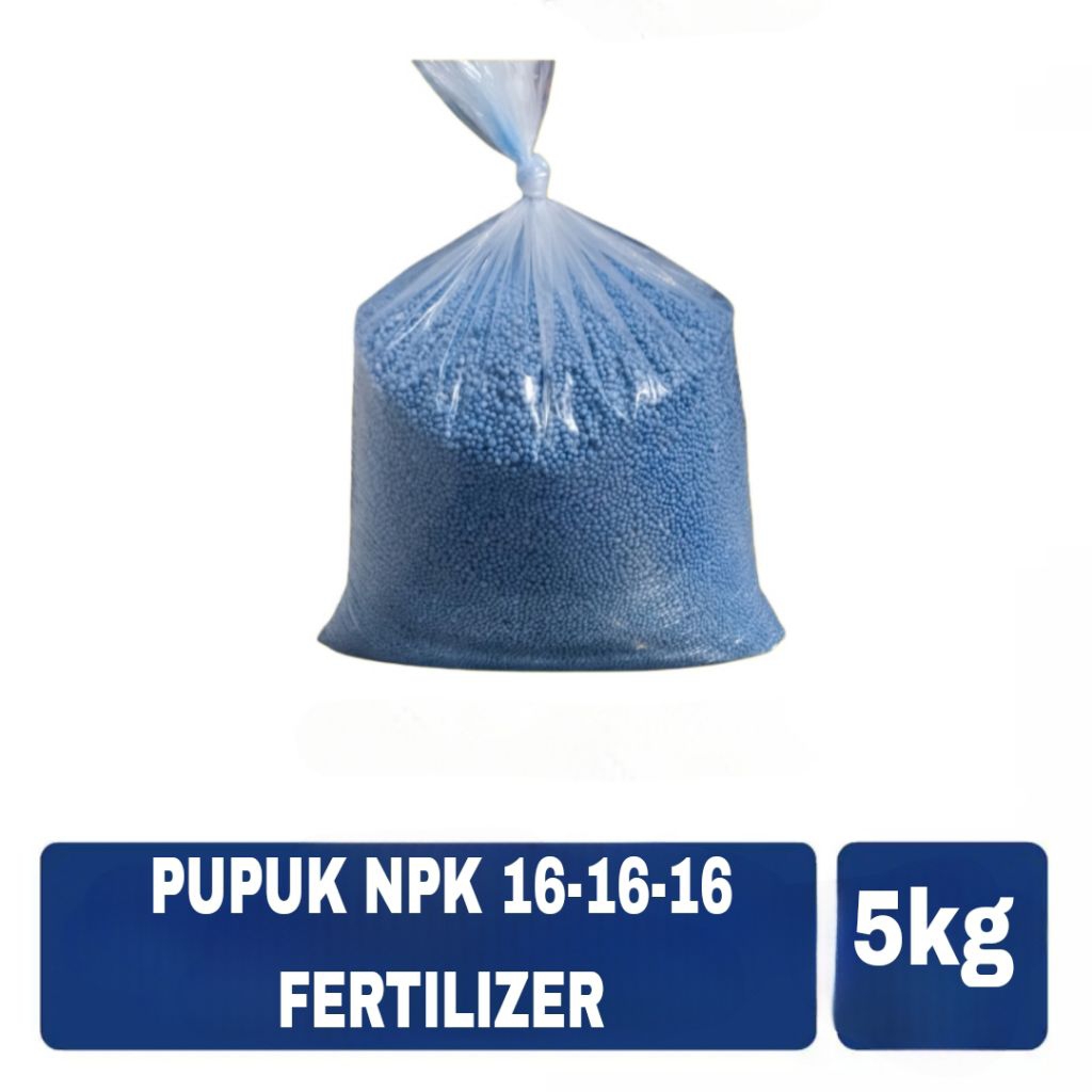 Jual PUPUK NPK 16-16-16 KEMASAN 5 KG NPK MUTIARA NPK PAK TANI NPK ...
