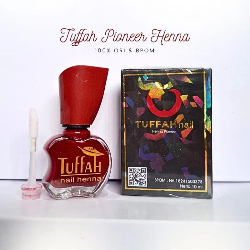 Jual tuffah nail henna original / kutek sah buat sholat | Shopee Indonesia