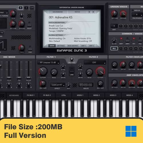 Jual VST Synth DUNE 3 – Synthesizer Hybrid VA / Wavetable / FM (Windows ...