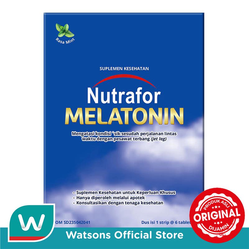 Jual Nutrafor Melatonin Tablet 6'S | Shopee Indonesia