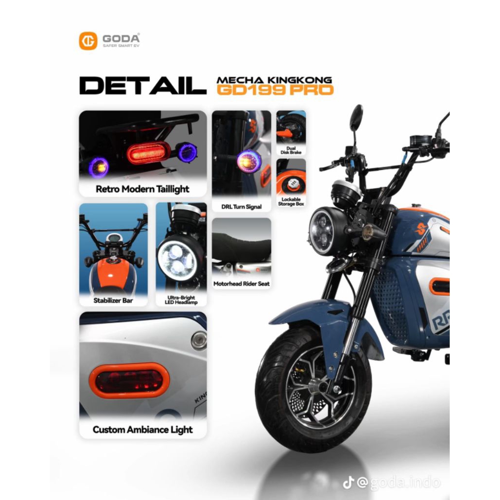 Jual Sepeda listrik MECHA KINGKONG GD 199 PRO | Shopee Indonesia