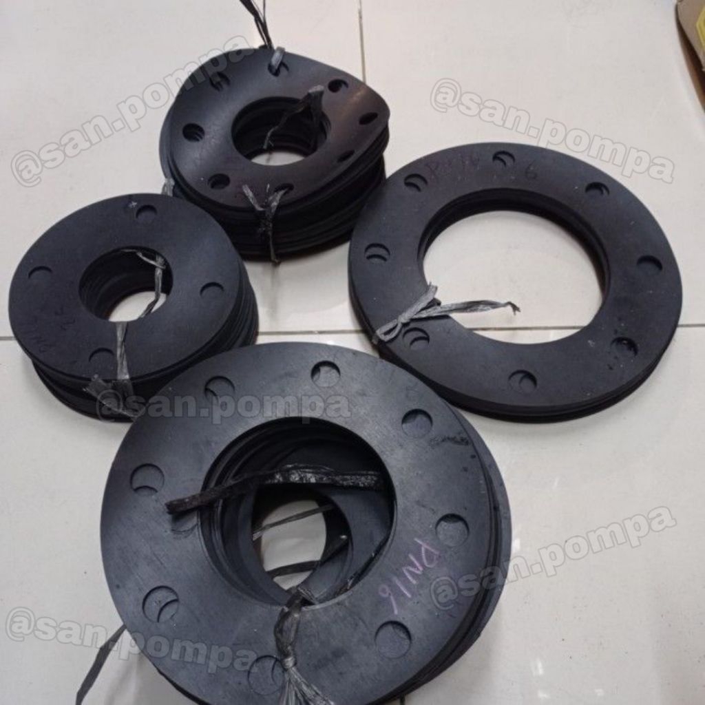 Jual Rubber Gasket 6" inch jis 10k packing karet flange jis 10k 6 inch ...
