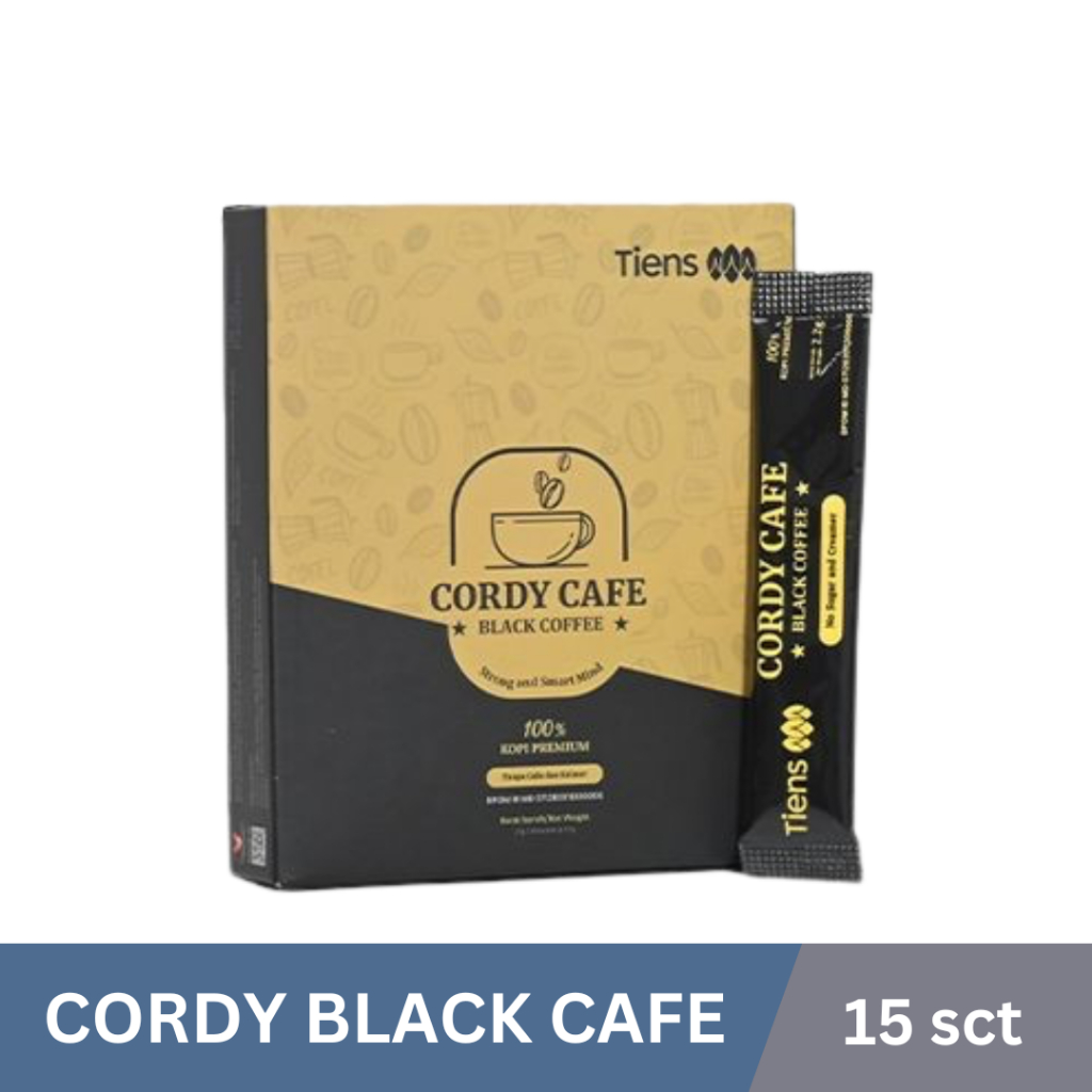 Jual Tiens Cordy Black Coffe - Kopi Hitam Sehat Tanpa Gula Kandungan ...