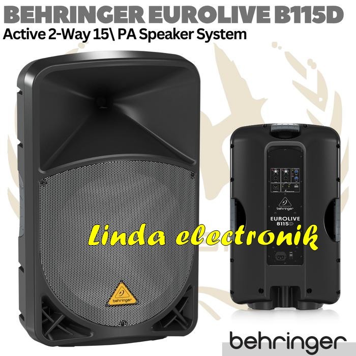 Jual BEHRINGER EUROLIVE B115D Active 2 Way 15" PA Speaker System ...