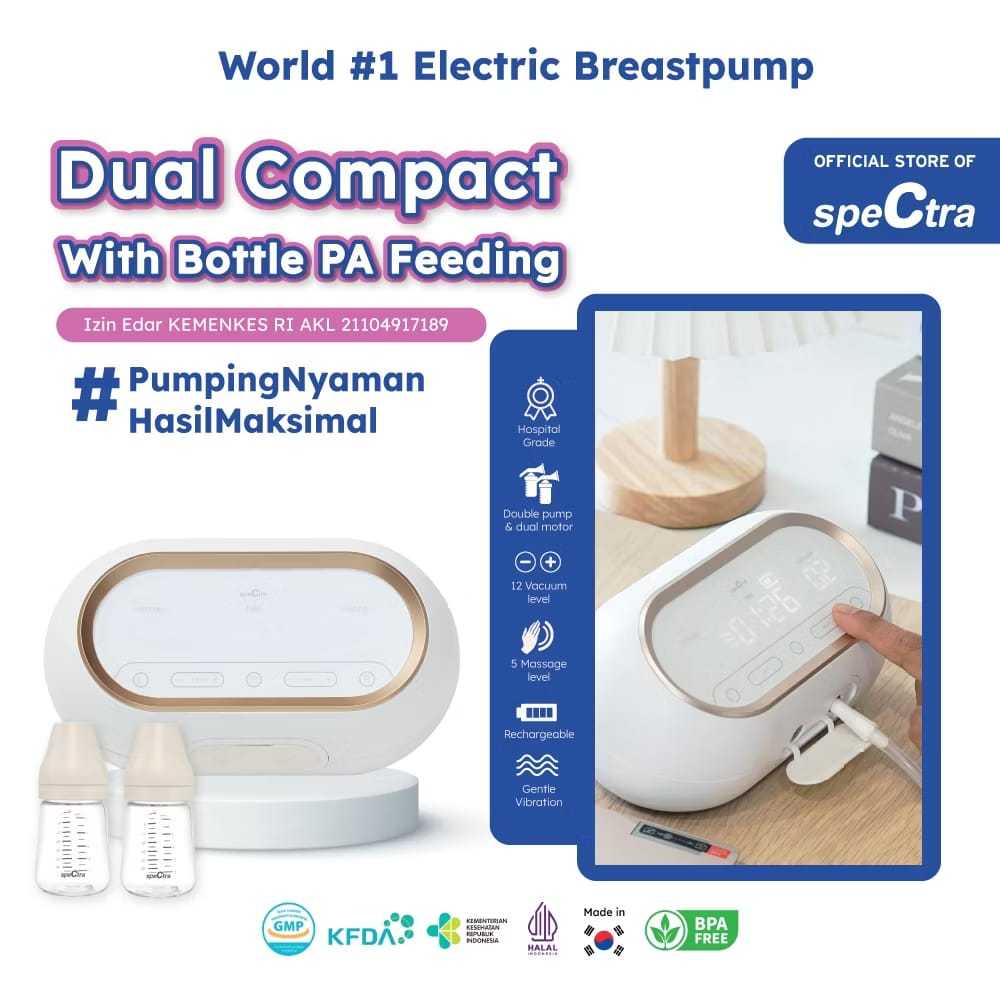 Jual Spectra Dual Compact Electric Breastpump - Pompa Asi Elektrik ...
